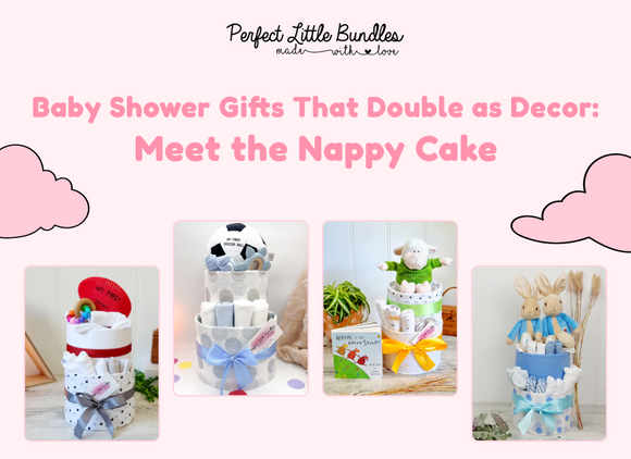 Baby Shower Gifts That Double as Decor: Meet the Nappy Cake | Perfect Little Bundles
